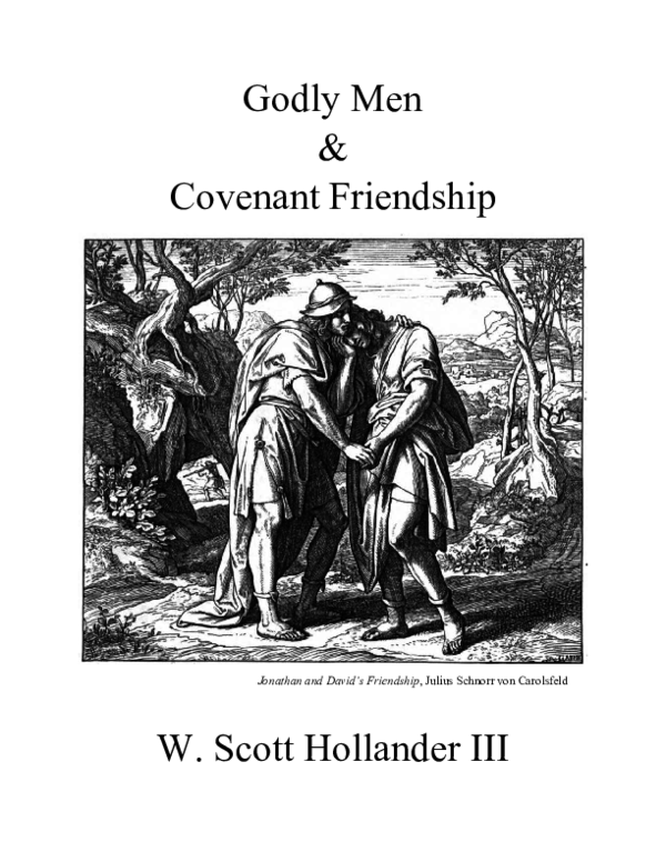 (PDF) GODLY MEN AND COVENANT FRIENDSHIP