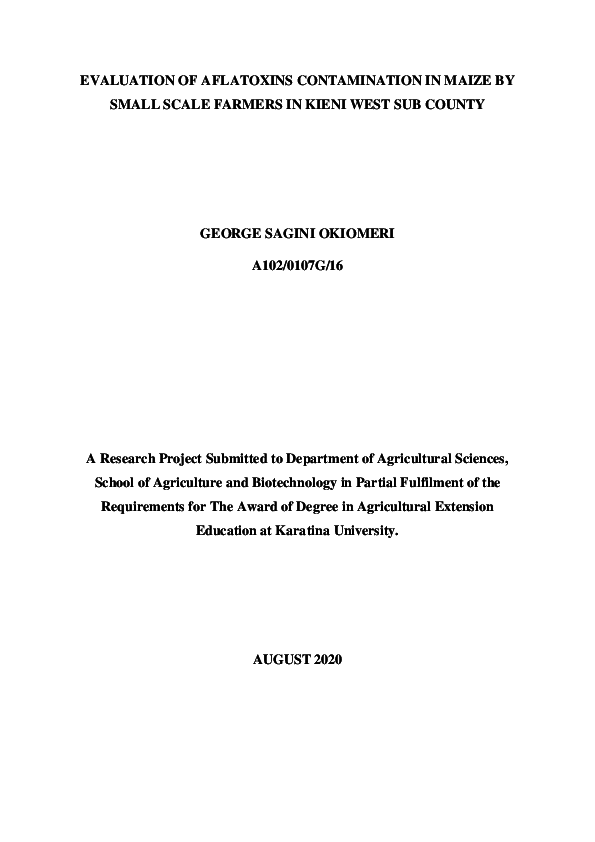 (PDF) RESEARCH PROJECT SAMPLE