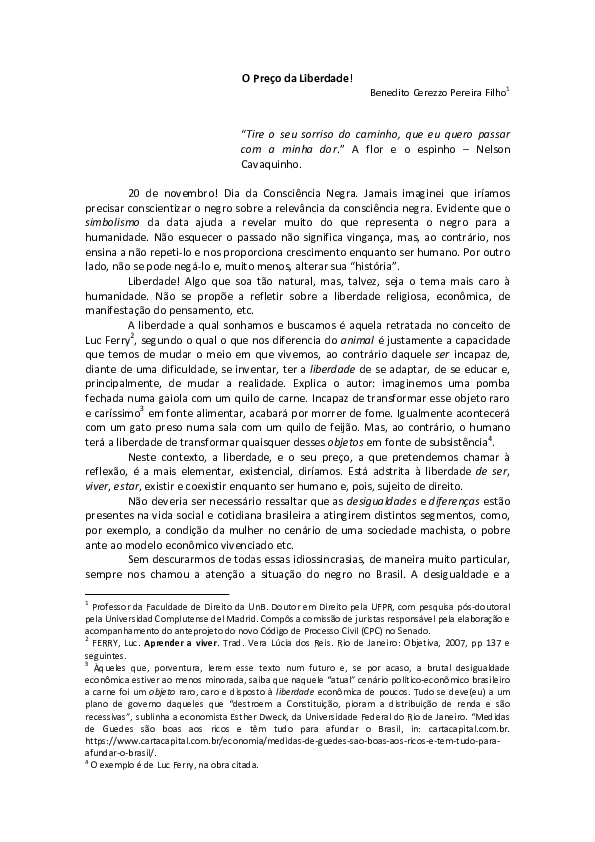 (PDF) O Preço da Liberdade