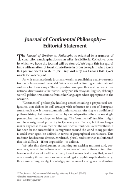 (PDF) JCP Editorial Statement