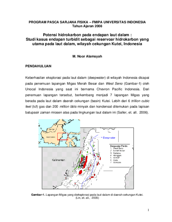 (PDF) Hydrocarbon Potential in Deep Water Sediment - Case Study : Kutei ...