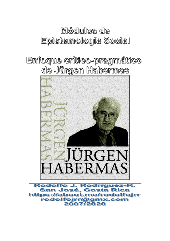 (PDF) Enfoque crítico-pragmático de Jürgen Habermas