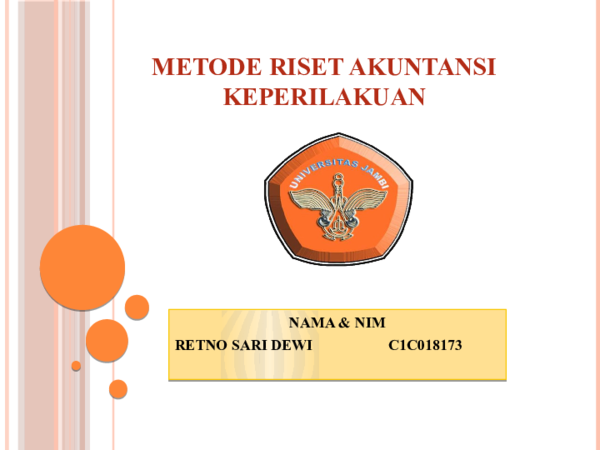 (PPT) Ppt Metode riset akuntansi keperilakuan