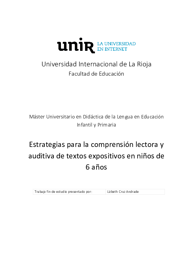 (PDF) Estrategias para la comprensión lectora y auditiva de textos ...
