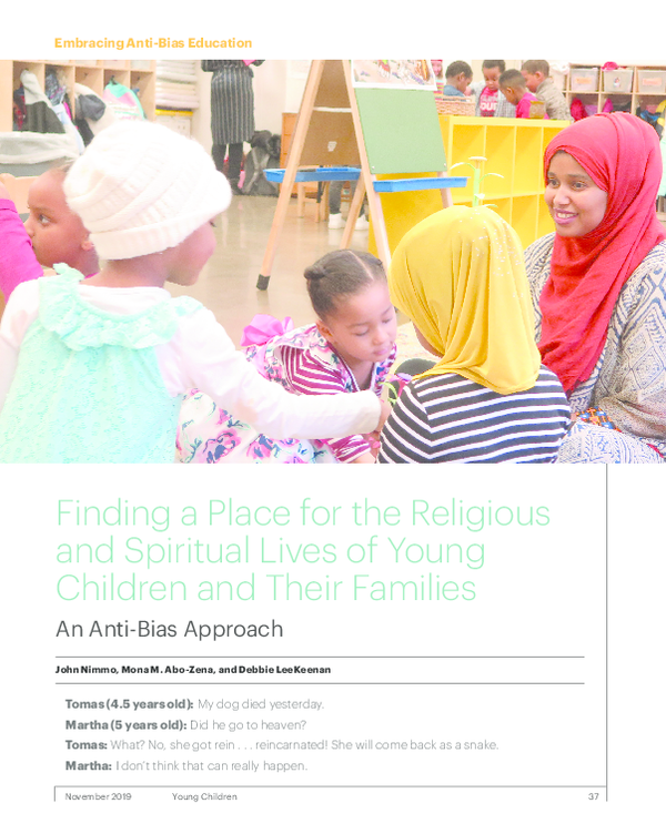 (PDF) Finding a Place for the Religious and Spiritual Lives of Young ...