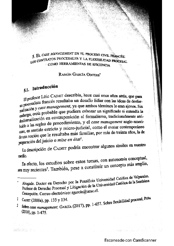 (PDF) EL CASE MANAGEMENT EN EL PROCESO CIVIL FRANCES: LOS CONTRATOS ...