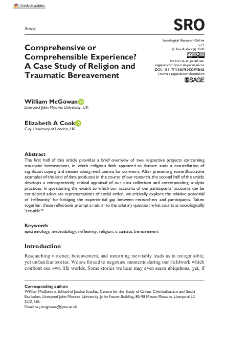 (PDF) Comprehensive or Comprehensible Experience? A Case Study of ...