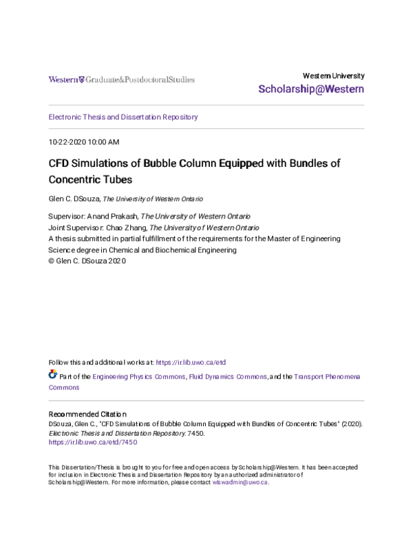 (PDF) CFD Simulations of Bubble Column Equipped with Bundles of CFD ...