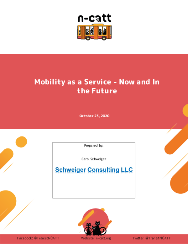 (PDF) Mobility as a Service - Now and In the Future