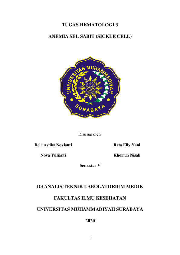 (PDF) ANEMIA SEL SABIT (SICKLE CELL)