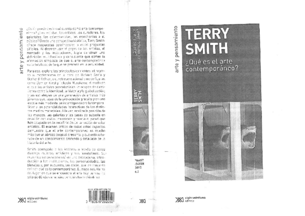 (PDF) Terry Smith - ¿Qué es el arte contemporaneo?