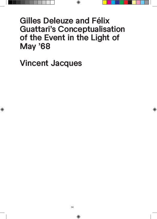(PDF) Gilles Deleuze and Félix Guattari's Conceptualisation of the ...