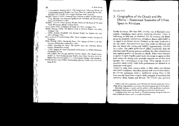 (PDF) Pype 2015 Geographies of the occult and divine. Pentecostal ...