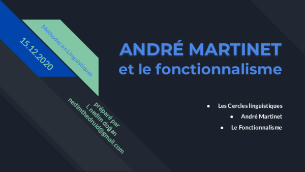 (PDF) André Martinet