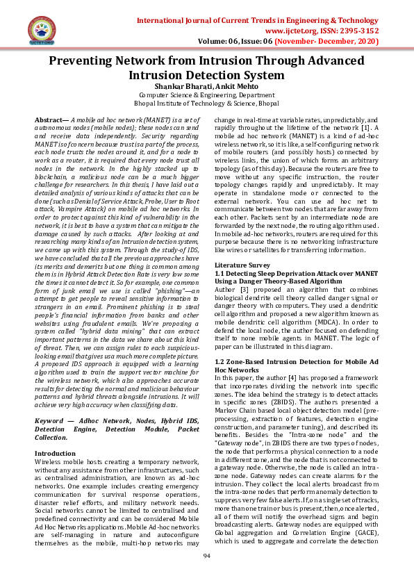 (PDF) Preventing Network from Intrusion Through Advanced Intrusion ...