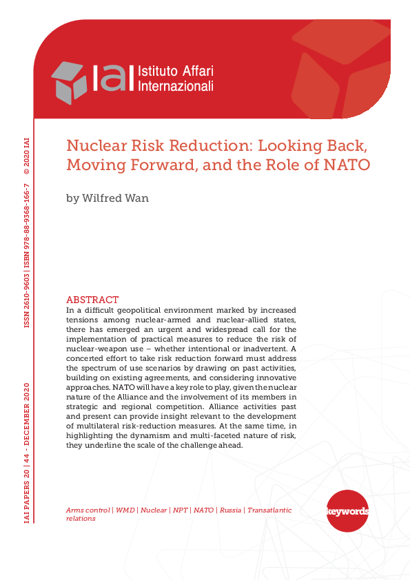 (PDF) Nuclear Risk Reduction: Looking Back, Moving Forward, and the ...