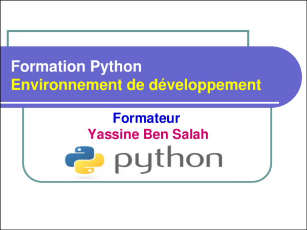 Installation de Python sous Windows - La Pollution