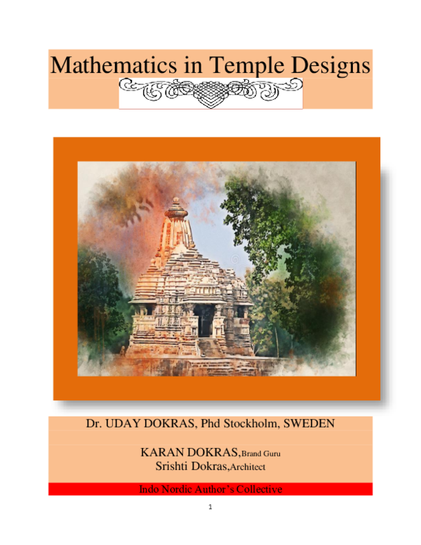 (PDF) Mathematics in Temple Designs