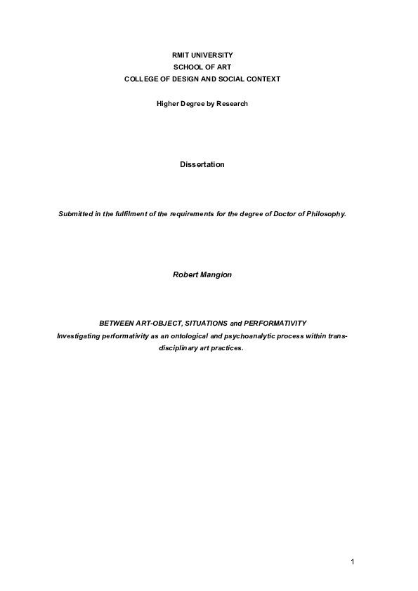 (DOC) ROBERT MANGION PHD DISSERTATION