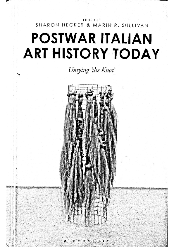 (PDF) “Transatlantic Arte Povera,” in Sharon Hecker and Marin Sullivan ...