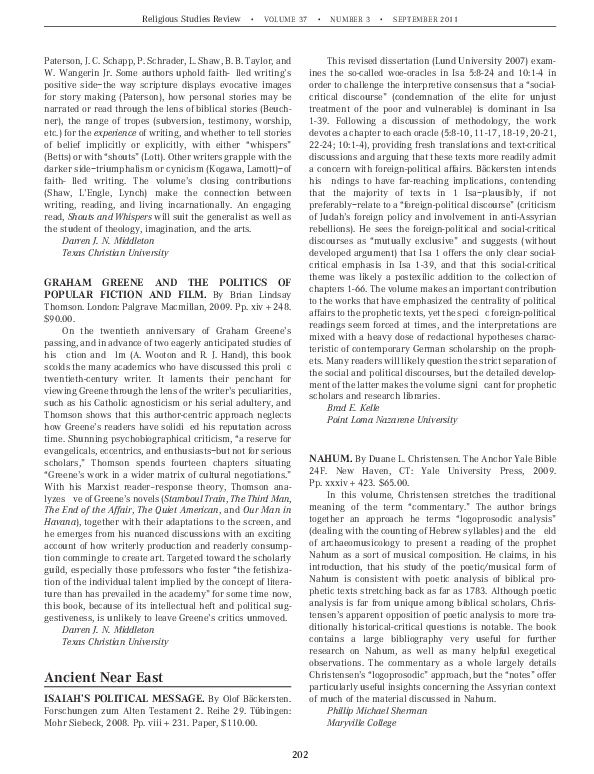 (PDF) Nahum - By Duane L. Christensen