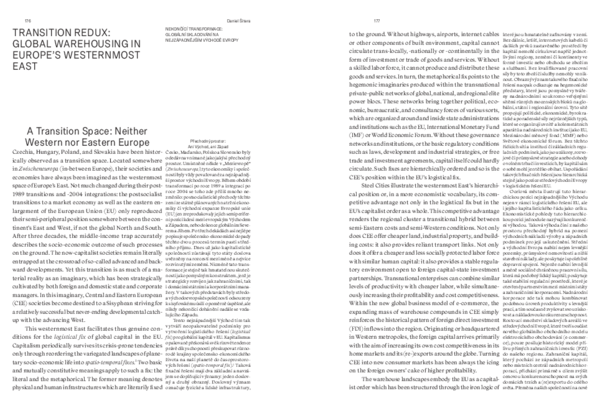 Pdf Transition Redux Global Warehousing In Europe S Westernmost East