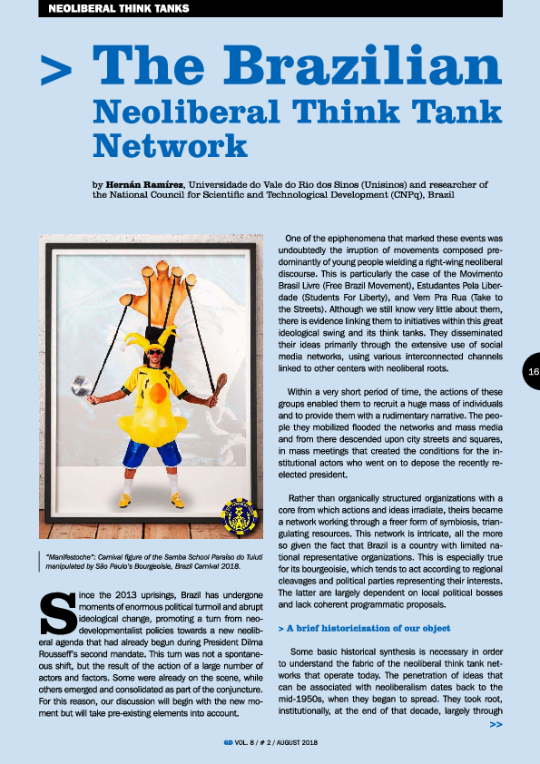 (PDF) The Brazilian Neoliberal Think Tank Network