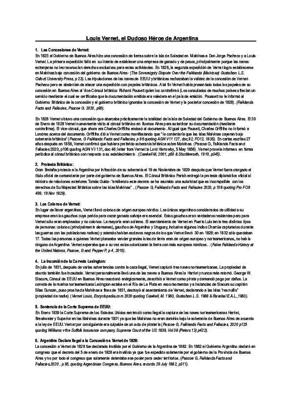 (PDF) Louis Vernet, el Dudoso Héroe de Argentina