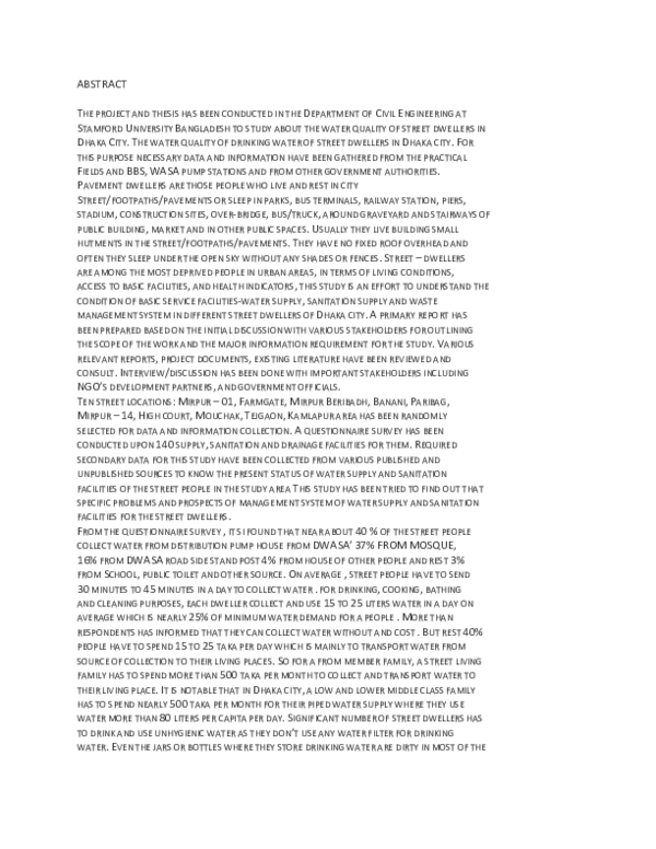 (PDF) Research on Water Quality