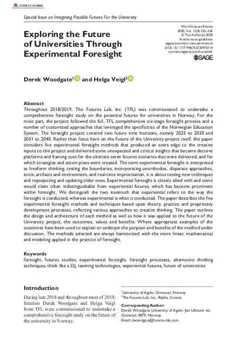 (PDF) Derek Helga Experimetal | Dr. Derek Woodgate - Academia.edu