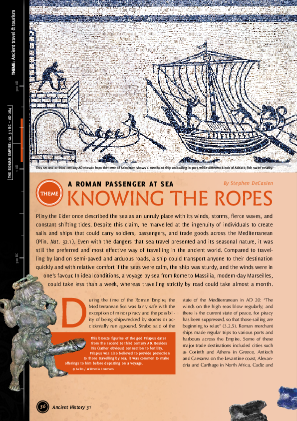 (PDF) “Knowing the Ropes: A Roman Passenger at Sea”