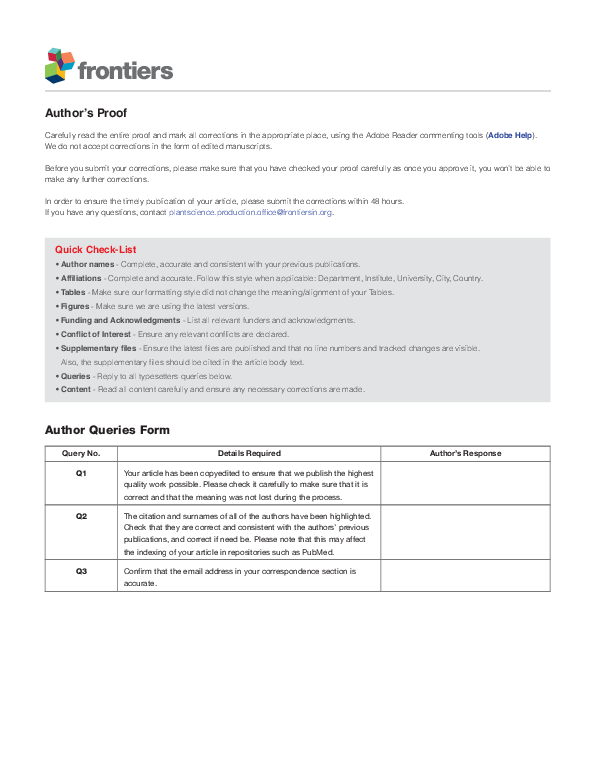 (PDF) Quick Check-List