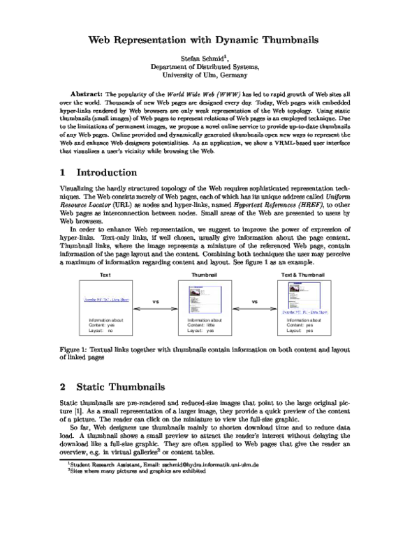 (PDF) Web Representation with Dynamic Thumbnails