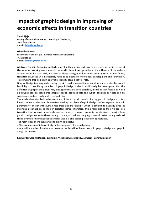 (PDF) Impact of graphic design in improving of economic effects in ...