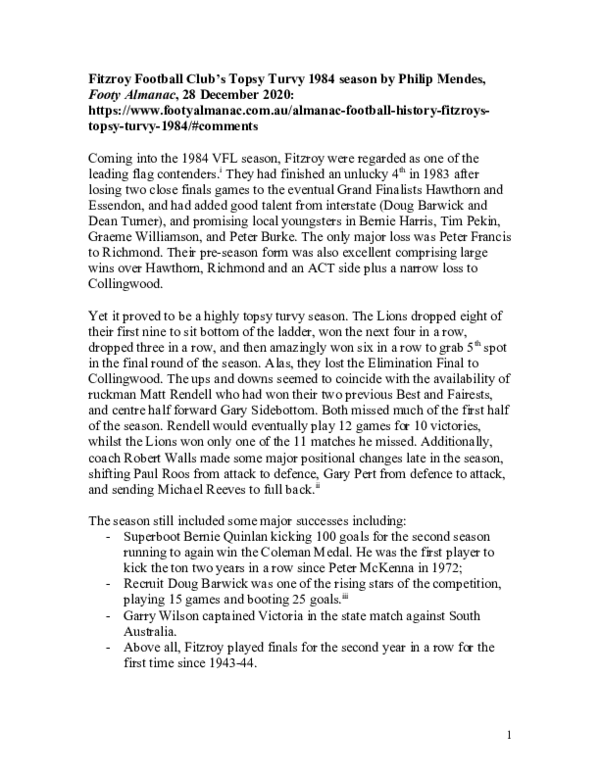 (DOC) Fitzroy FFC 1984 season