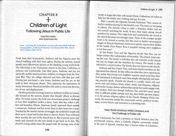 (PDF) Children of Light: Following Jesus in Public Life
