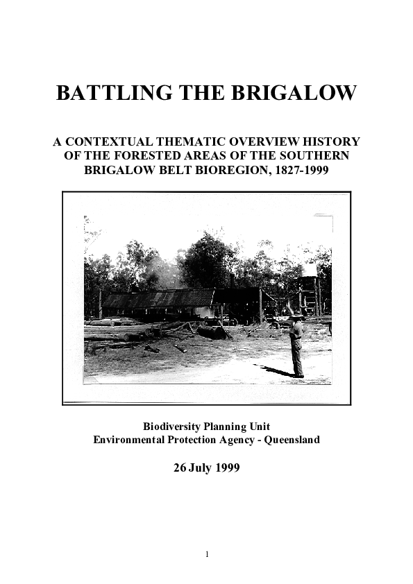 (PDF) BATTLING THE BRIGALOW A CONTEXTUAL THEMATIC OVERVIEW HISTORY OF ...
