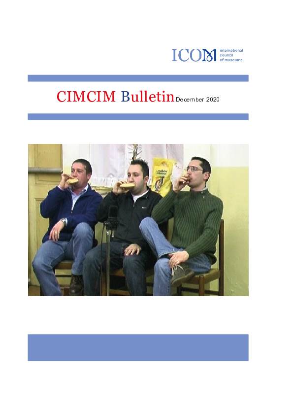 (PDF) ICOM–CIMCIM Bulletin 2020/2 (December)
