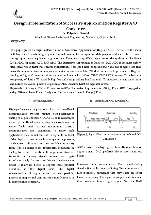 (PDF) Design Implementation of Successive Approximation Register A/D ...