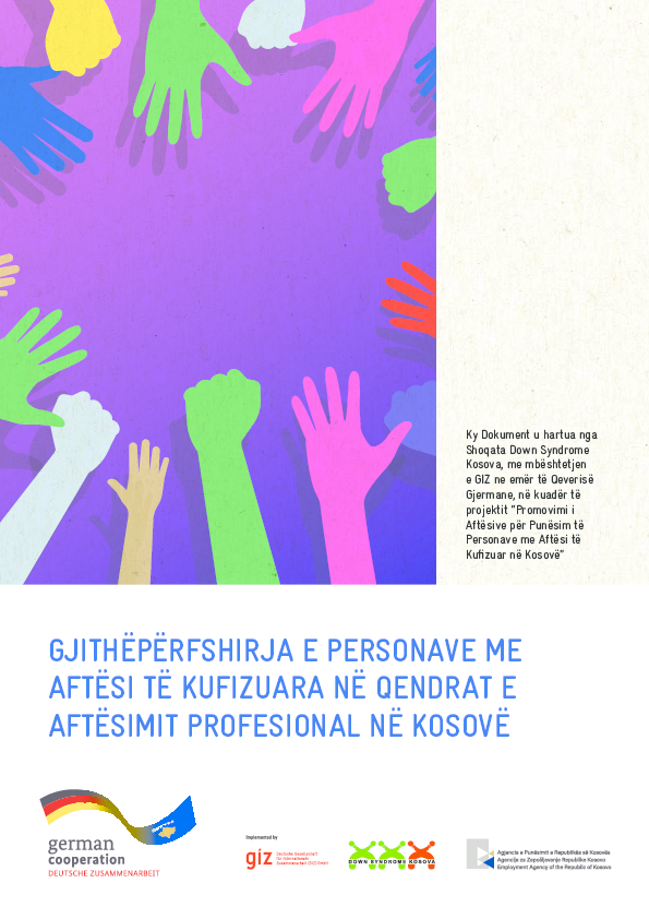 (PDF) Gjitheperfshirja e personave me aftesi te kufizuara