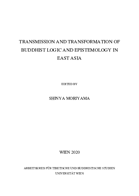 (PDF) On a fragment of Dignaga’s Nyayamukha