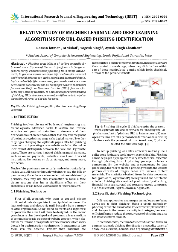 (PDF) IRJET- RELATIVE STUDY OF MACHINE LEARNING AND DEEP LEARNING ...
