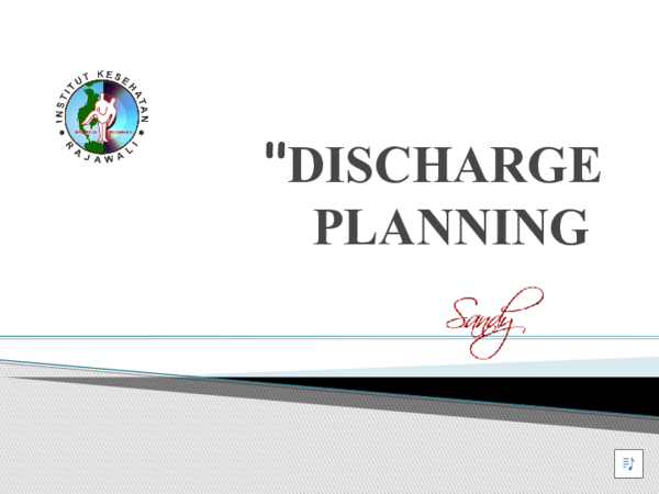 (PPT) Discharge planning