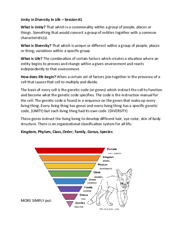 (PDF) Unity in Diversity in Life Lesson #1 .pdf