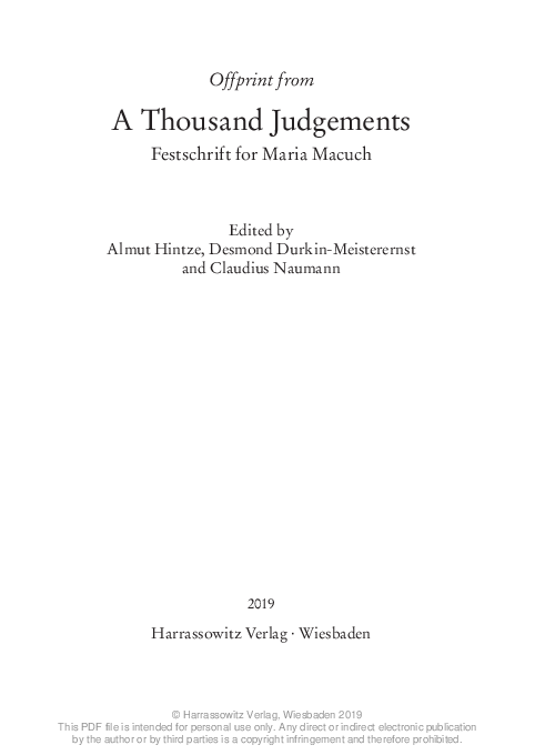 (PDF) 2019 Virginity and Water: Between the Babylonian Talmud and ...