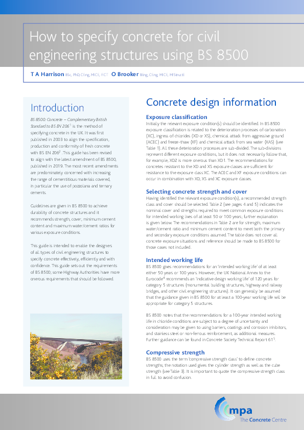 (PDF) Concrete design information Exposure classification