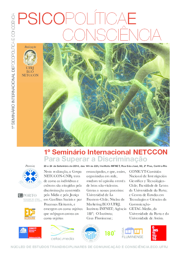 (PDF) Programa I Seminário Internacional Psicopolítica e Consciência: Para Superar a ...