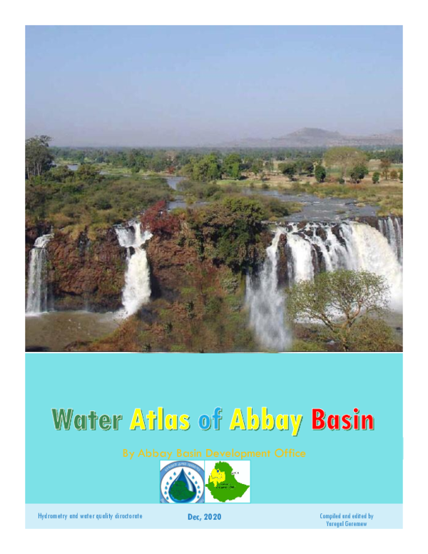 (PDF) Water Atlas of Abbay Basin.
