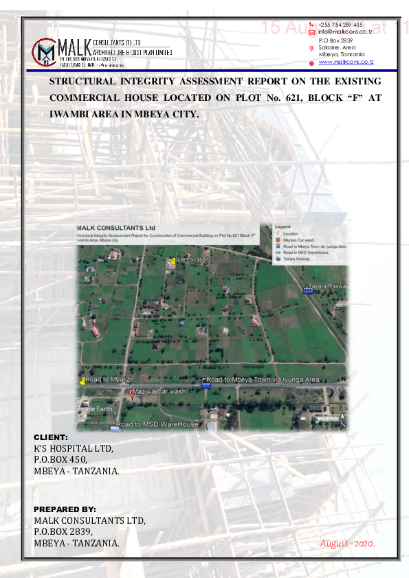 (PDF) STRUCTURAL INTEGRITY ASSESSMENT REPORT ON THE EXISTING COMMERCIAL ...