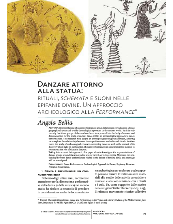 (PDF) Angela Bellia, Danzare attorno alla statua: Rituali, schemata e ...